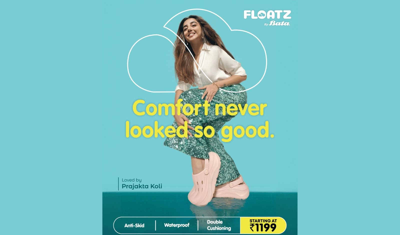 Floatz by Bata Launches New Monsoon Campaign Featuring Prajakta Koli ...
